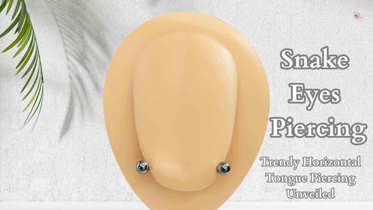 Snake Eyes Piercing: Trendy Horizontal Tongue Piercing Unveiled
